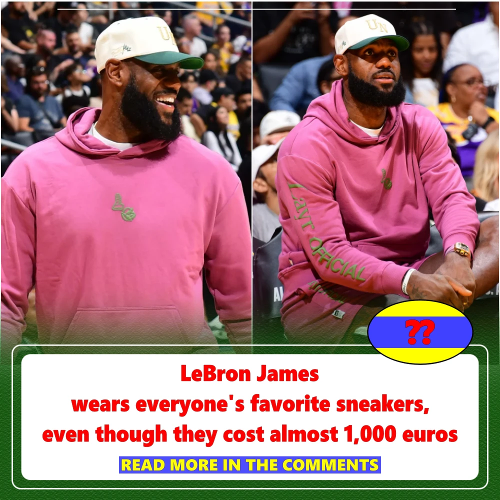 LeBron James wears everyone's favorite Nike sneakers, even though they cost almost 1,000 euros ...