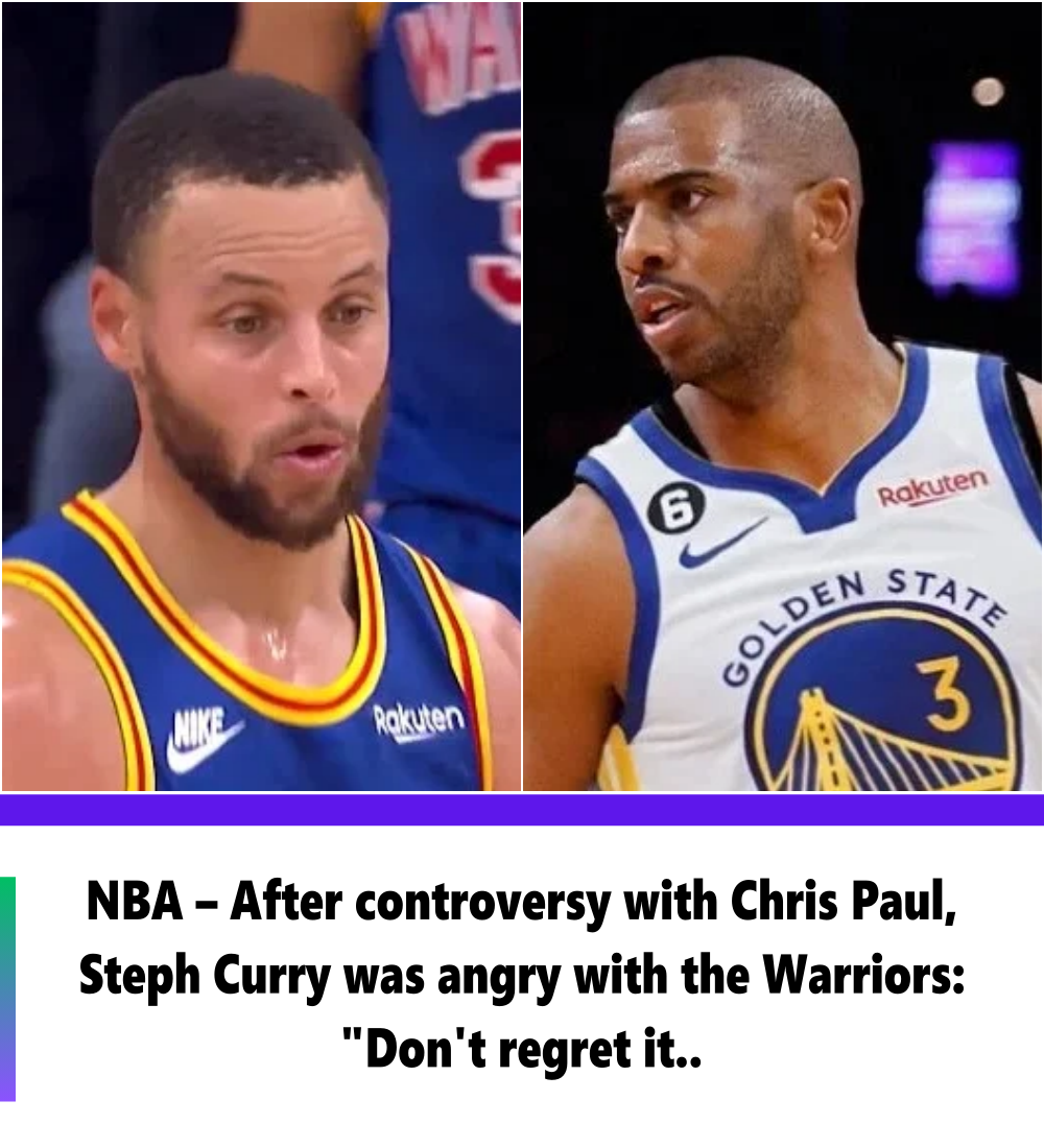 NBA – After controversy with Chris Paul, Steph Curry was angry with the ...