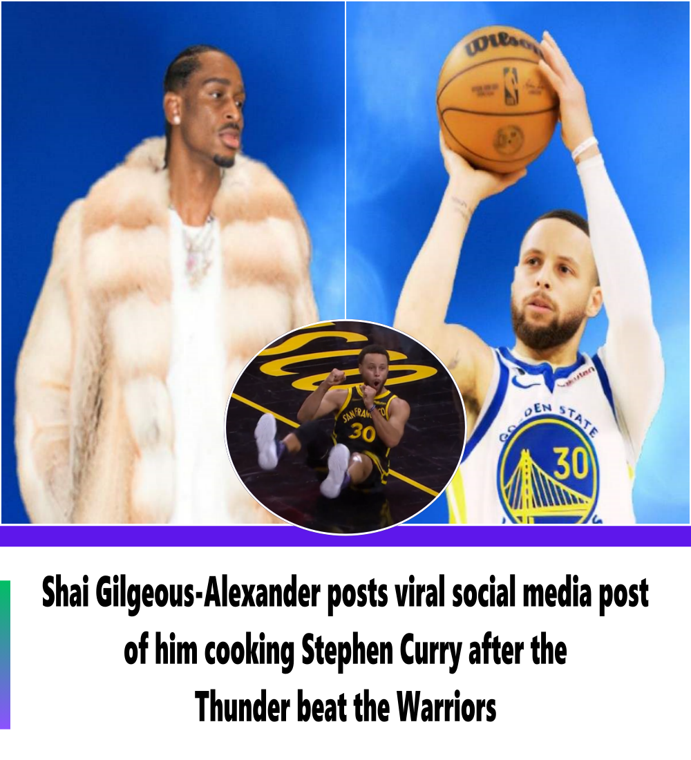Shai Gilgeous-Alexander posts viral social media post of him cooking ...