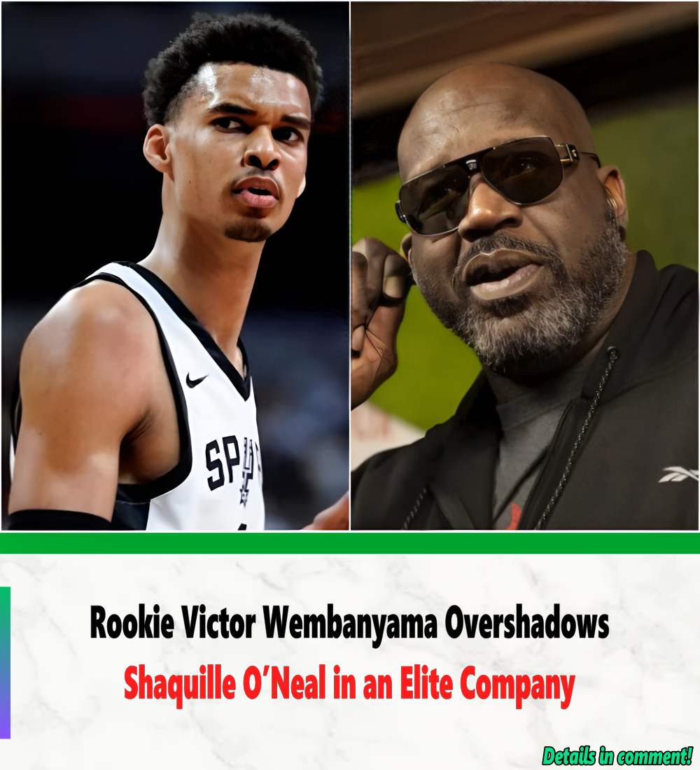 Rookie Victor Wembanyama Overshadows Shaquille O’Neal in an Elite Company - News