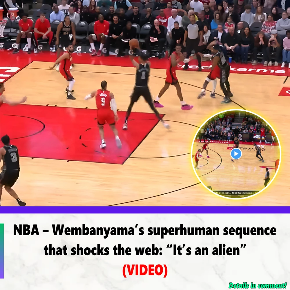 NBA – Wembanyama’s superhuman sequence that shocks the web: “It’s an ...