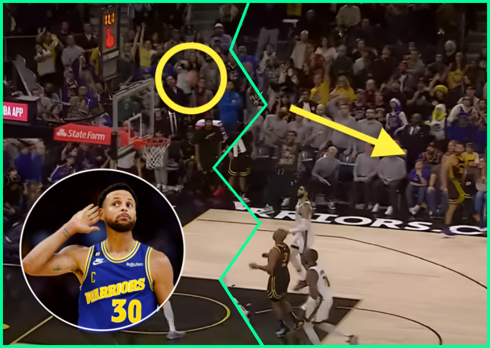 Stephen Curry has done it again! Big throw in overtime of a hit match ...