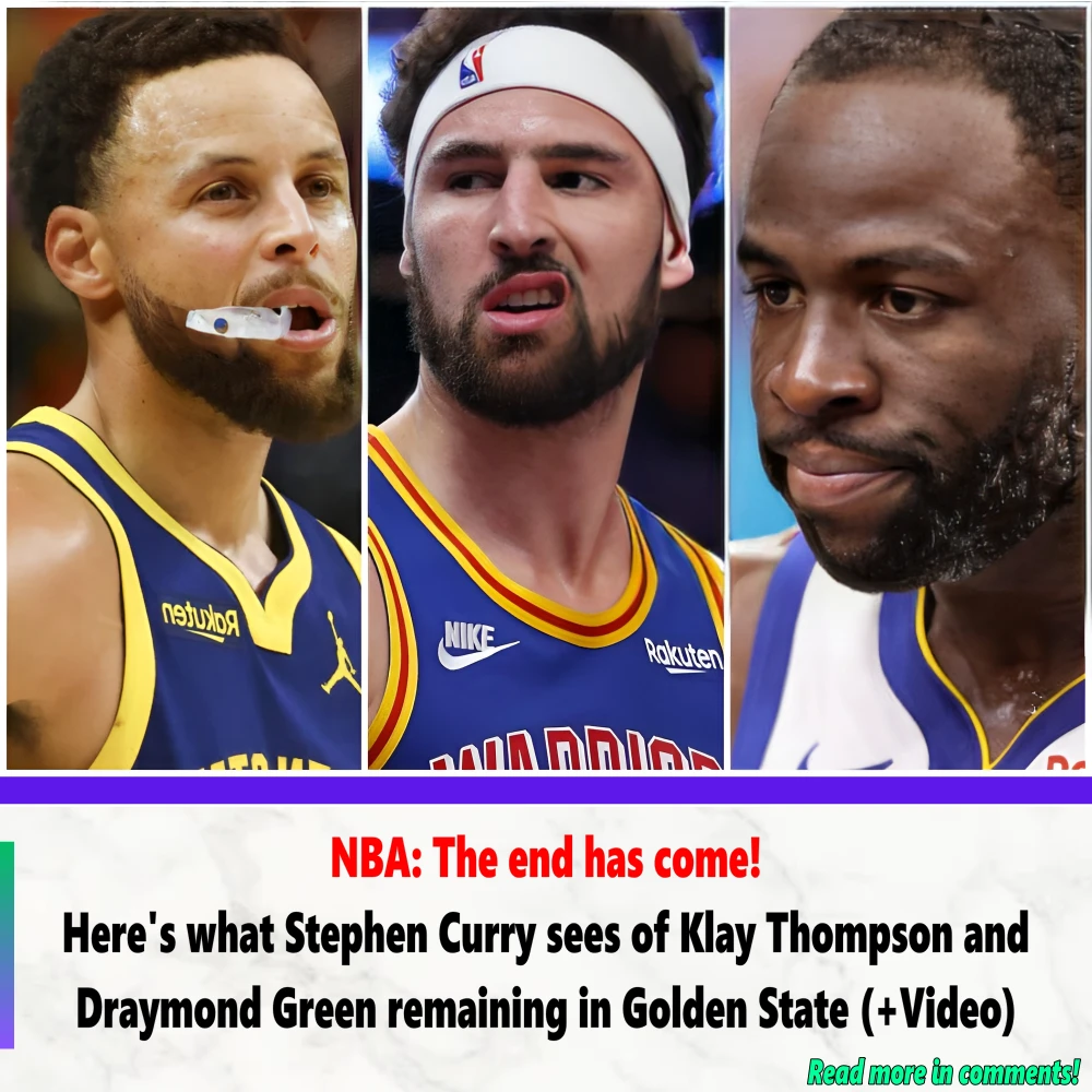 NBA: The end has come! Here's what Stephen Curry sees of Klay Thompson and Draymond Green ...