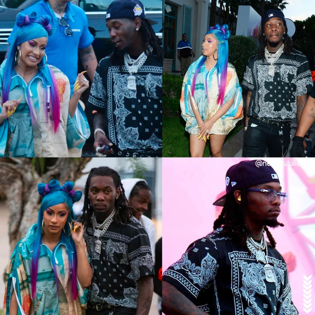 Offset’s funny reaction to Cardi B’s childish outfit, hairstyle, and ...