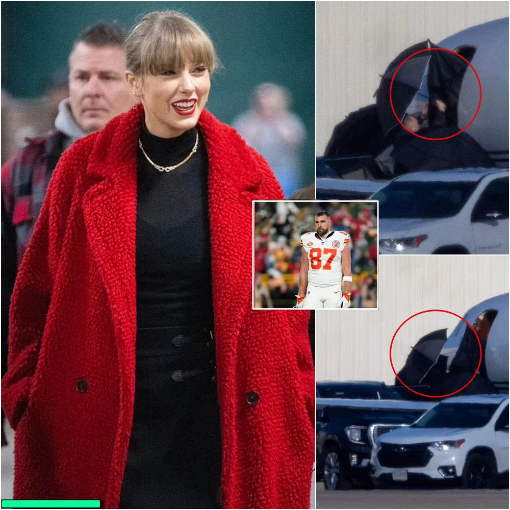 Taylor Swift suddenly leaves Travis Kelce behind as she takes off on ...