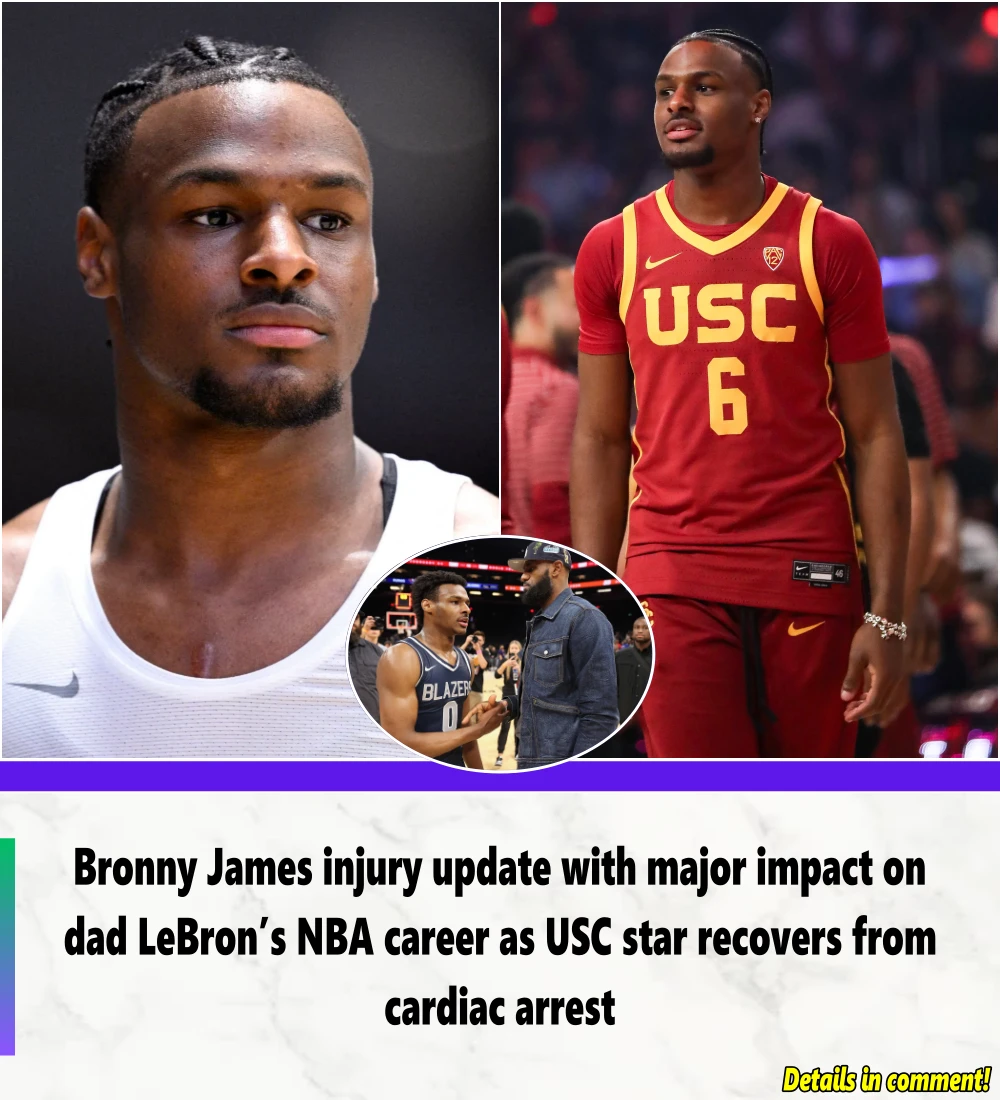Bronny James injury update with major impact on dad LeBron’s NBA career as USC star recovers ...