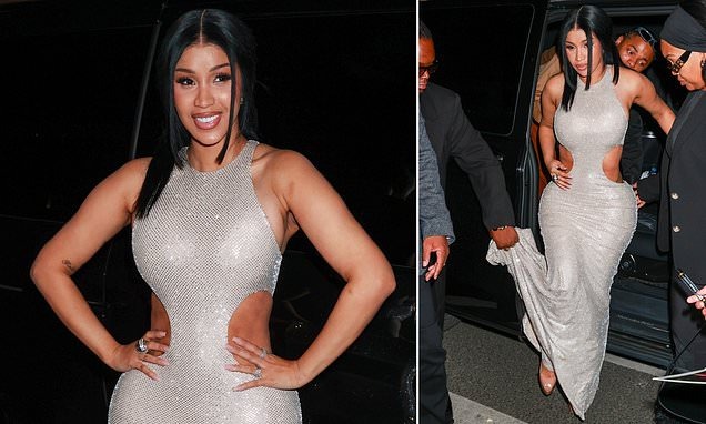 Cardi B reveals shocking figure at Paris Fashion Week post baby birth ...