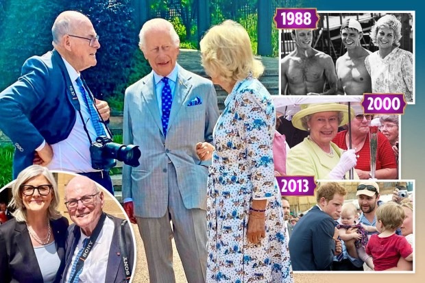 Legendary Sun snapper Arthur Edwards awarded gong on 31st royal trip to ...