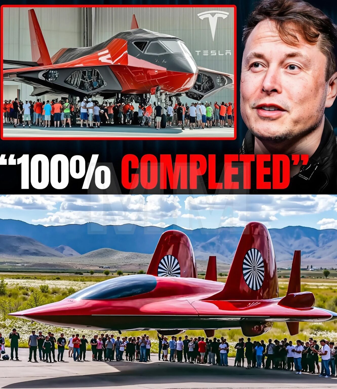 Elon Musk Unveils Groundbreaking $13 Billion Tesla Plane, With Special ...