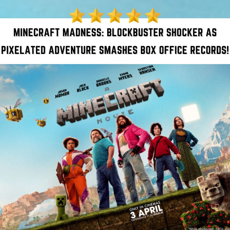 Minecraft Madness: Blockbuster Shocker as Pixelated Adventure Smashes ...