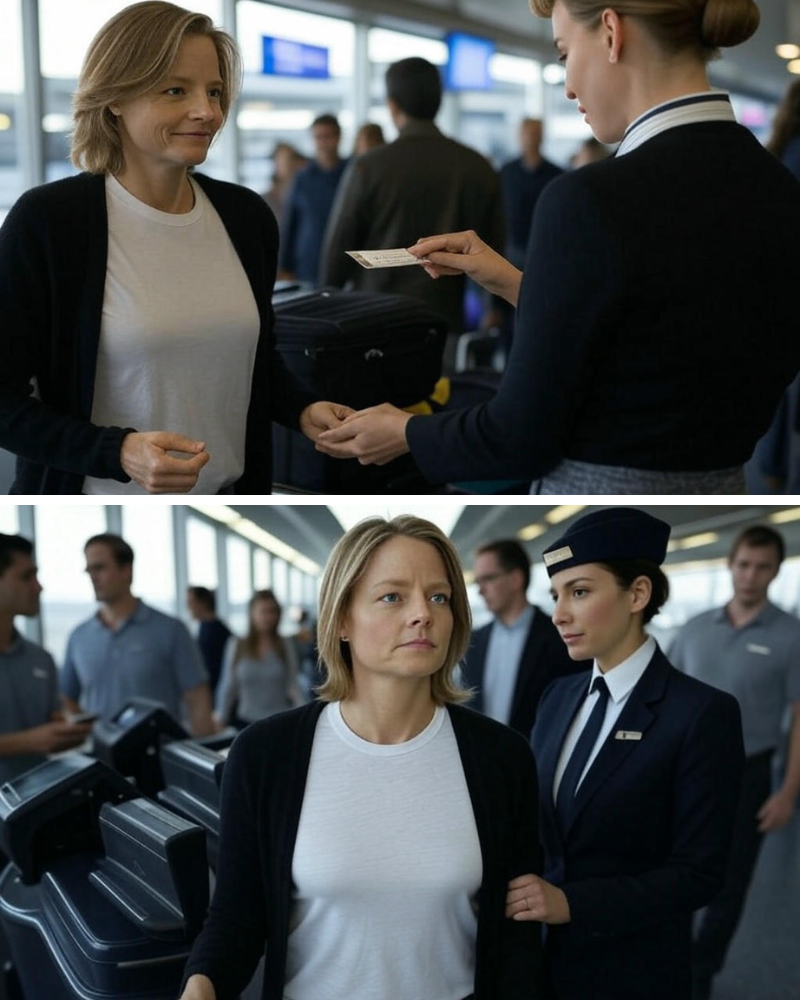 Airline Staff Rips Up Jodie Foster’s First-Class Ticket, Not Knowing She Buys the Whole Plane ...