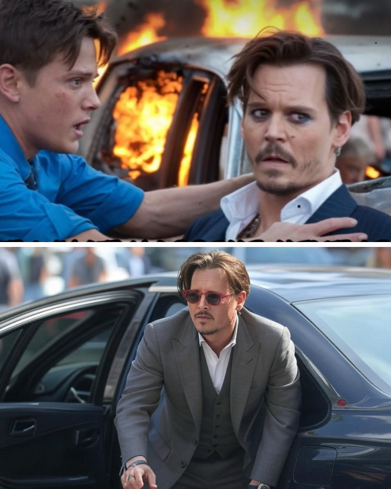A Stranger Saved Johnny Depp From a Terrifying Car Crash—His Reaction ...