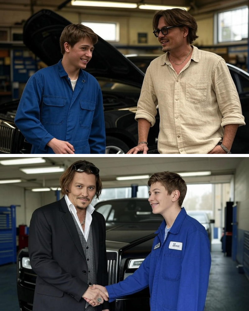 Teen Mechanic Fixes Johnny Depp’s Car for Free—What Happens Next ...