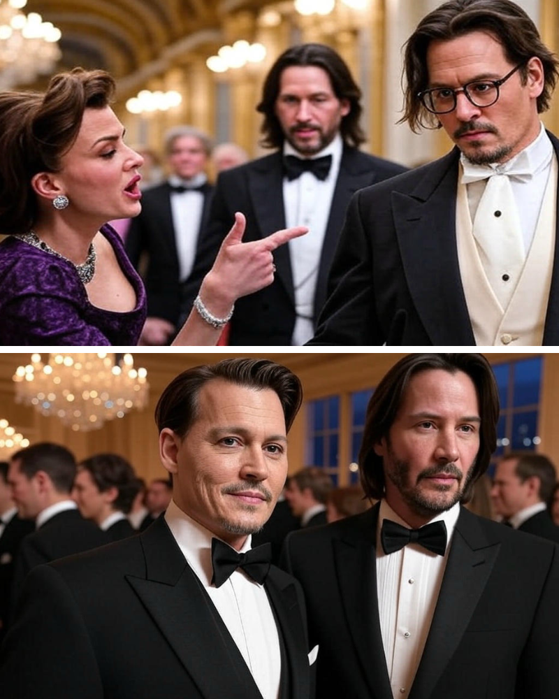 A Woman Mocked Johnny Depp At A Royal Gala, Then Keanu Reeves Walked In - News