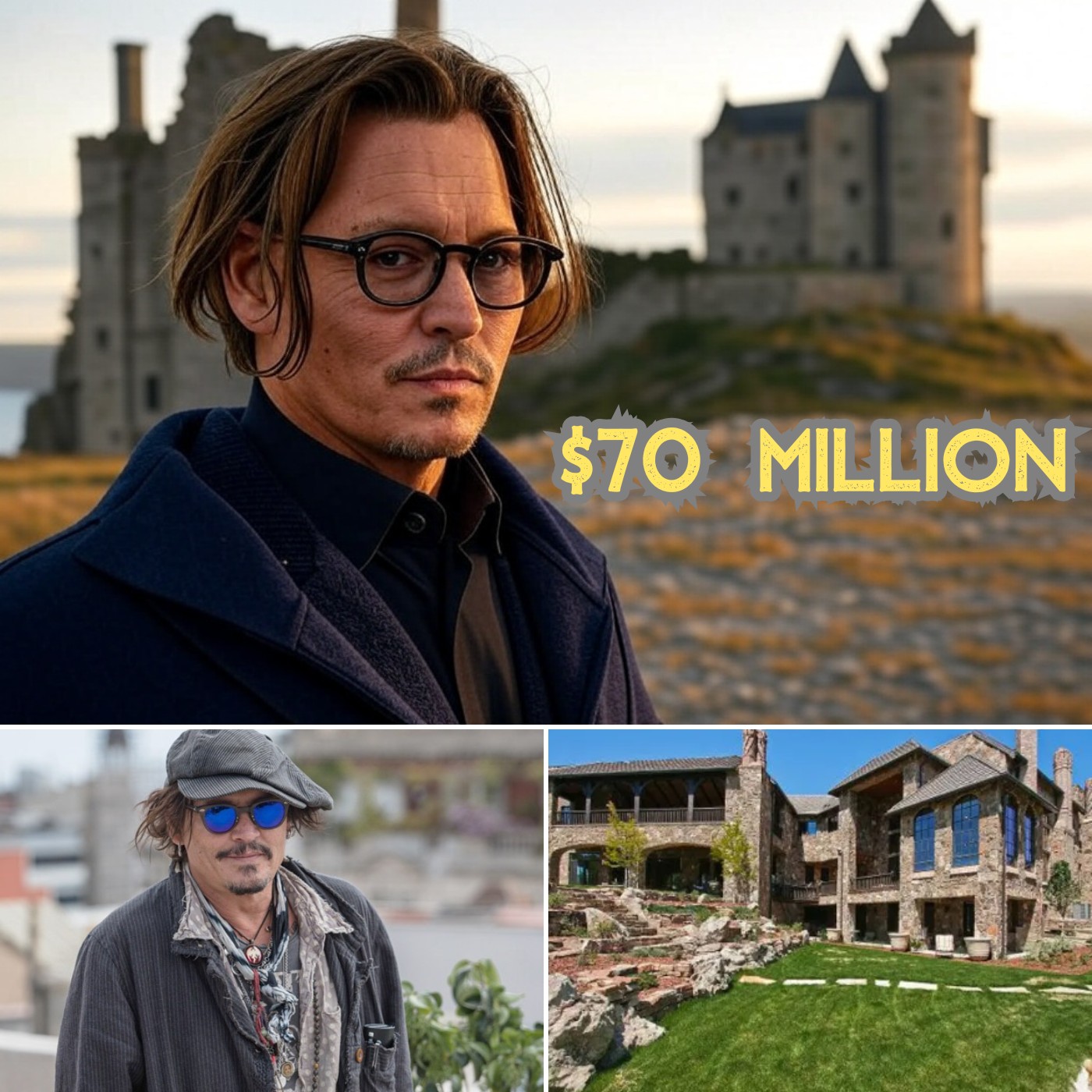 Johnny Depp Buys a Castle in Scotland for $70 Million After Completing ...