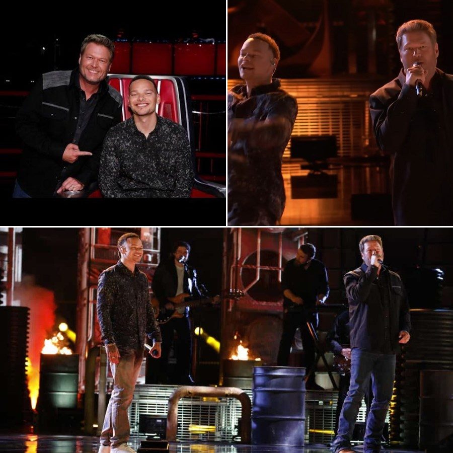 Kane Brown and Blake Shelton team up for their highly anticipated first-ever live performance of ...