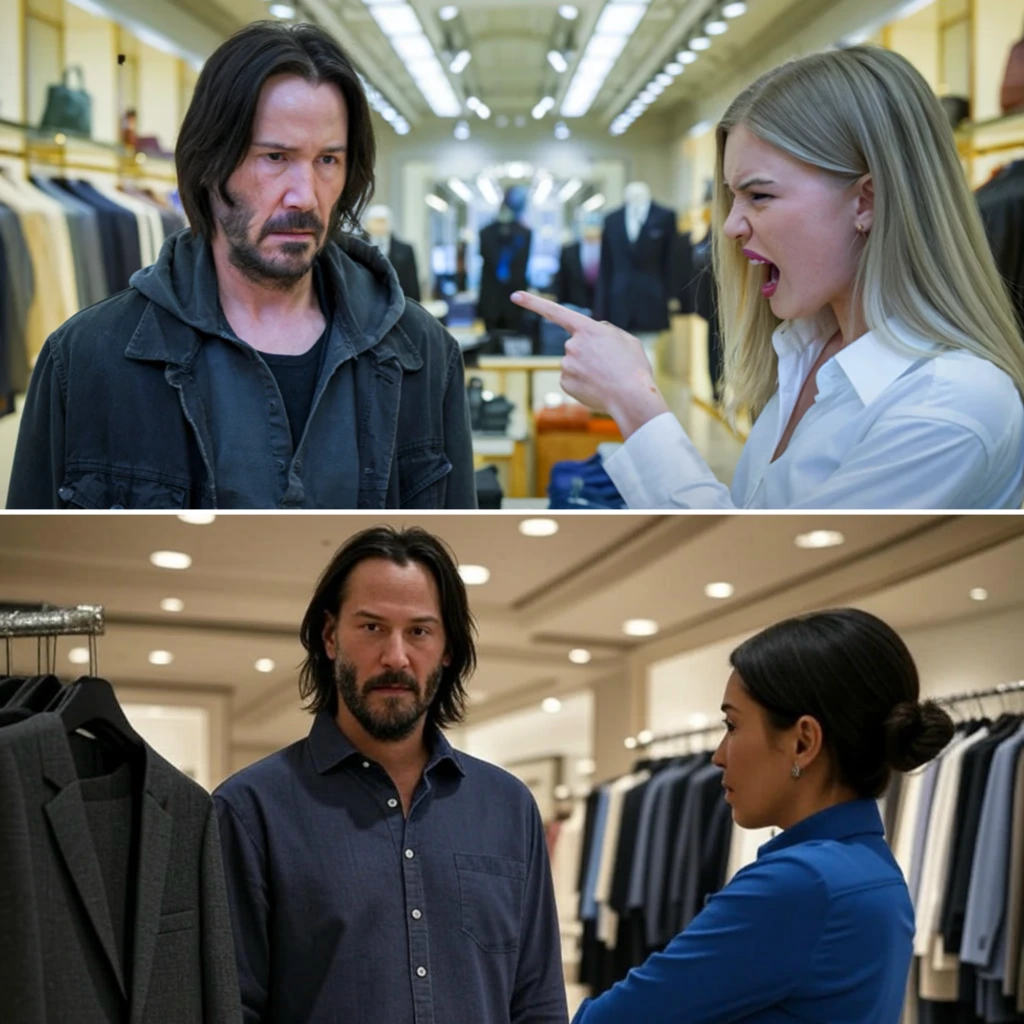Keanu Reeves Embarrassed at Luxury Boutique: A Moment of Silence and ...