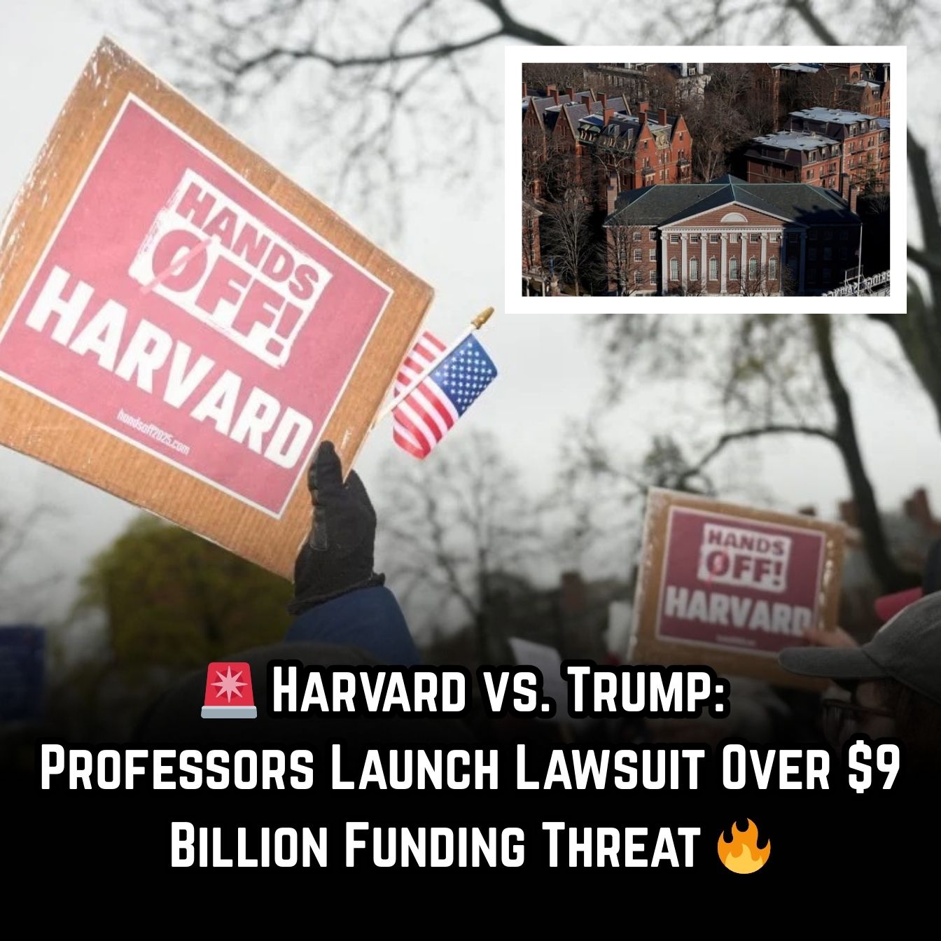 🚨 Harvard vs. Trump: Professors Launch Lawsuit Over $9 Billion Funding ...