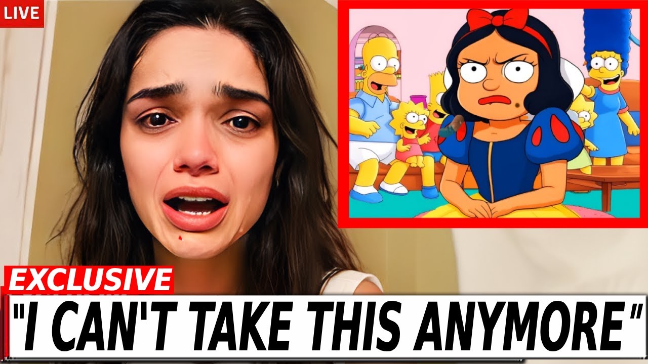 😱 Rachel Zegler BREAKS DOWN After The Simpsons SAVAGELY ROASTS “Woke ...