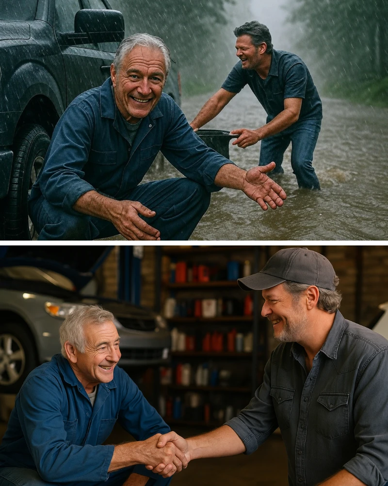 Elderly Mechanic Helps Stranded Driver—A Week Later, He Opens His ...