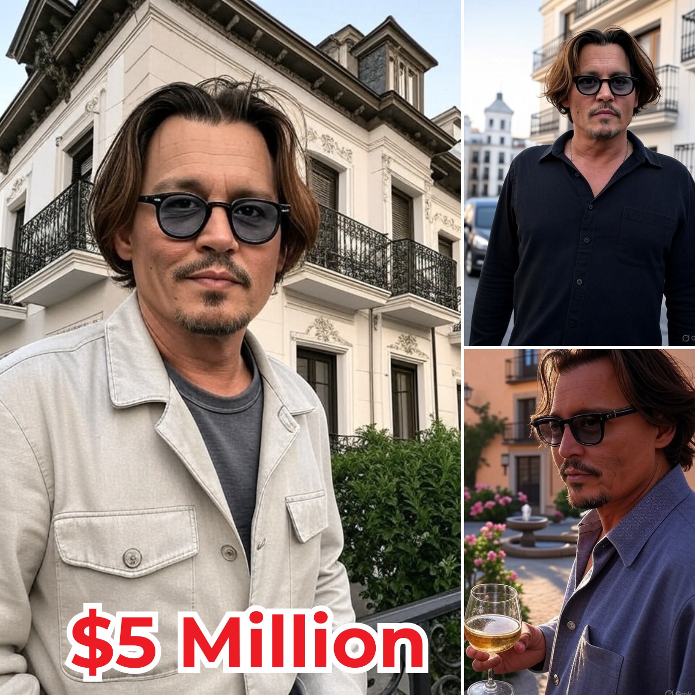 Johnny Depp Spends Millions on a House in Madrid: All Because of Day ...