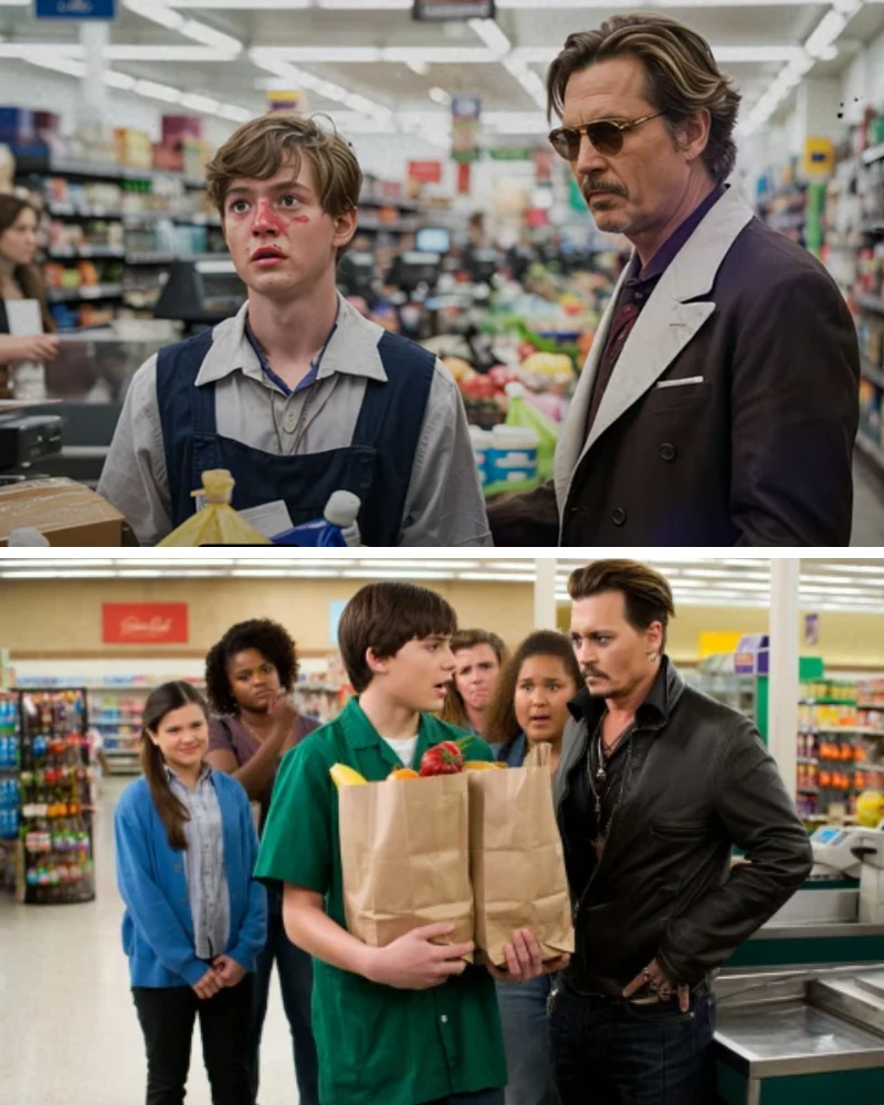 Grocery Bag Boy Mocked for Stuttering Finds a Champion in Johnny Depp ...