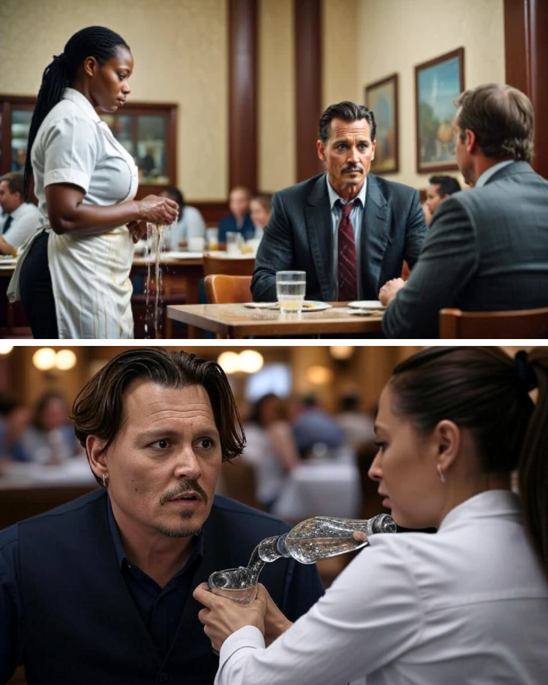 Johnny Depp Witnesses a Rude Customer Pour Water on a Black Waitress – His Next Move Leaves ...