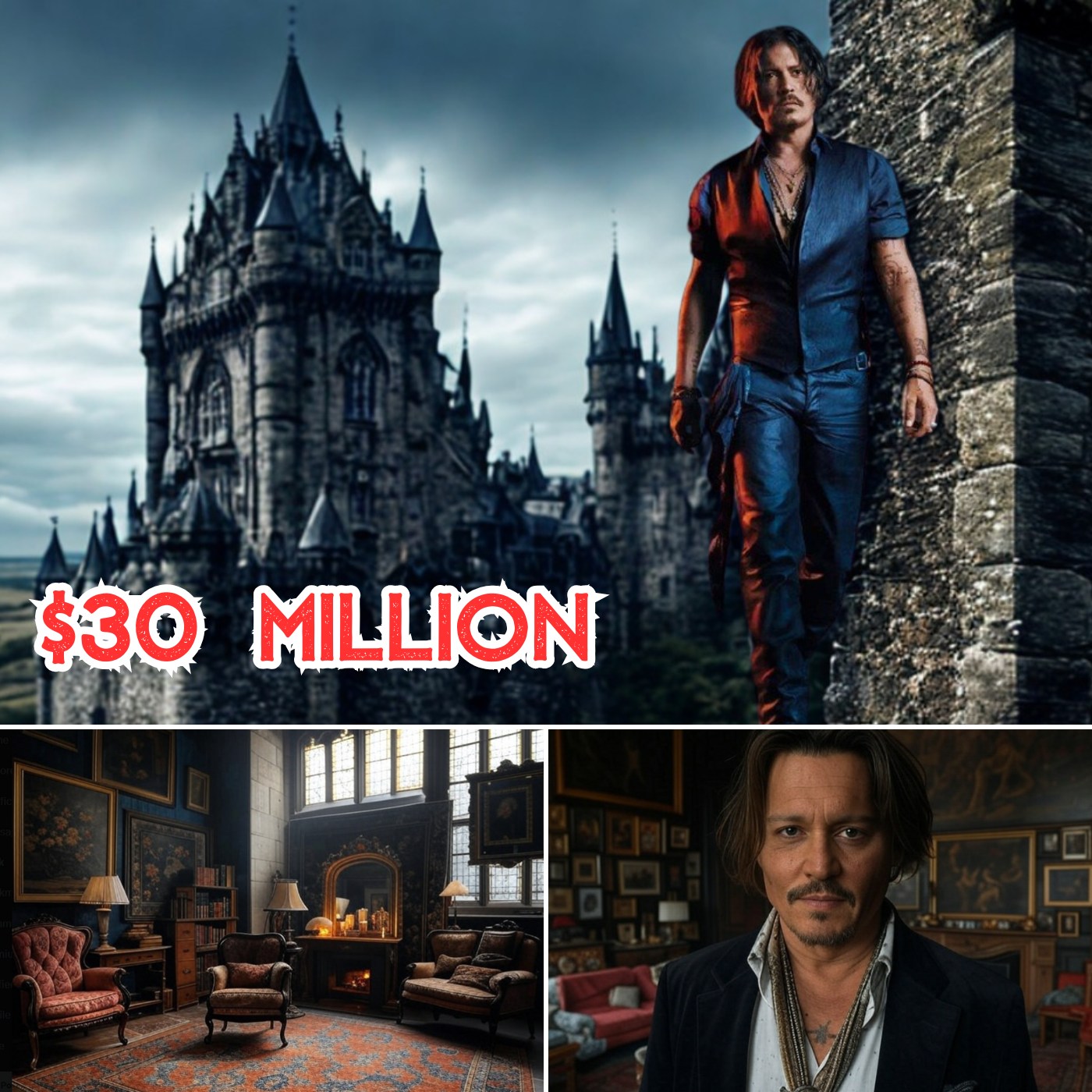 Johnny Depp’s Bold Move: Transforming a Gothic Scottish Castle into an ...