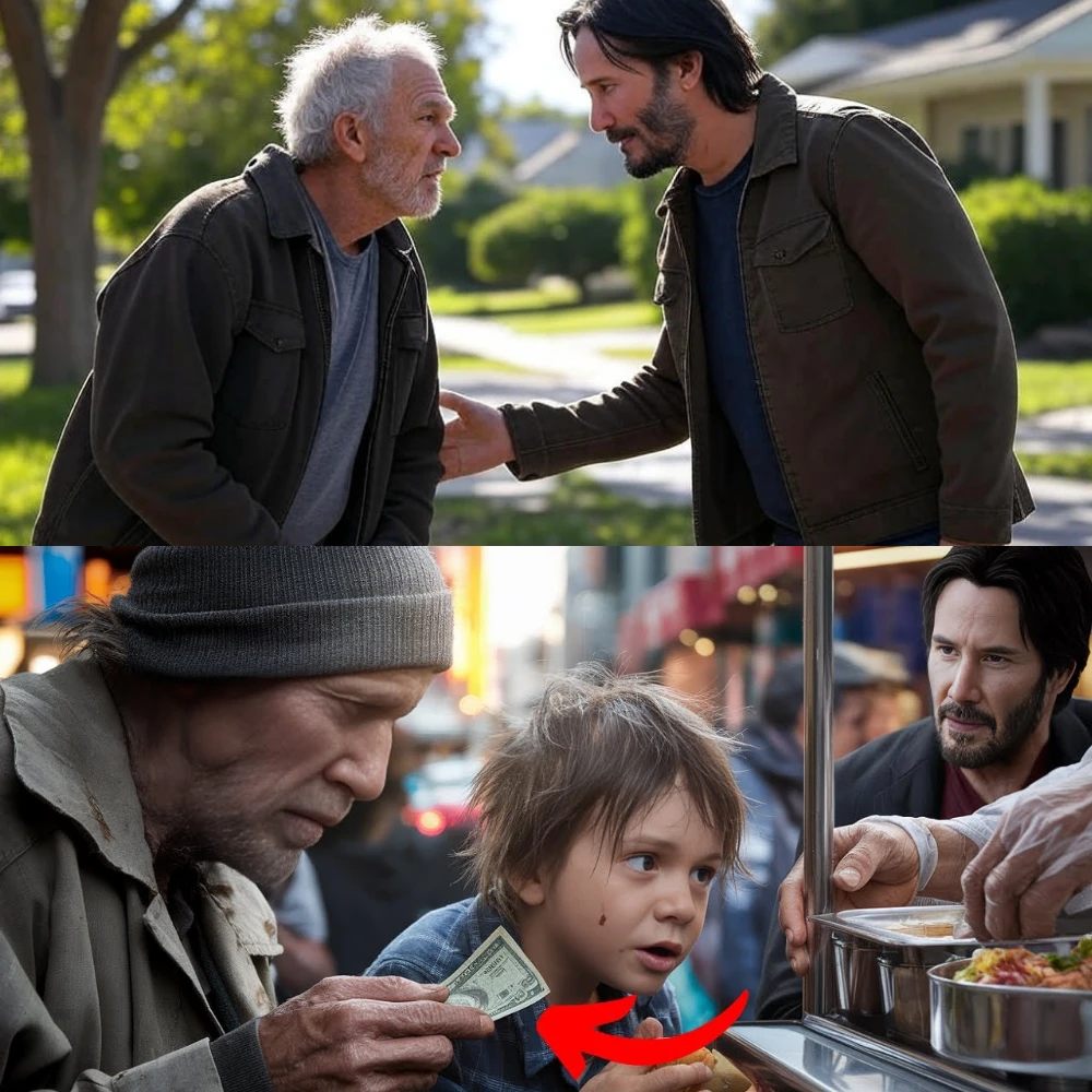 One Dollar, One Difference: Keanu Reeves Transforms Homeless Man’s Life ...
