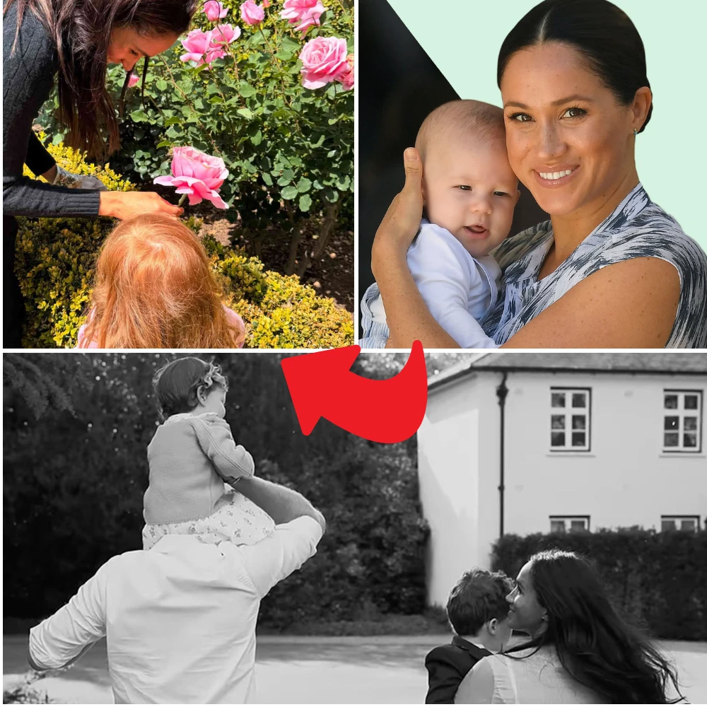 Meghan Markle Unveils Adorable New Photos of Prince Archie & Princess Lilibet’s Matching Red ...