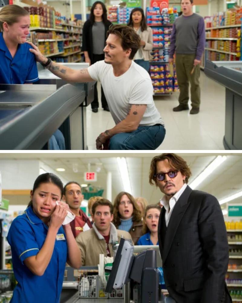 Johnny Depp Hears A Cashier Crying, What He Does Next Shocks Everyone ...