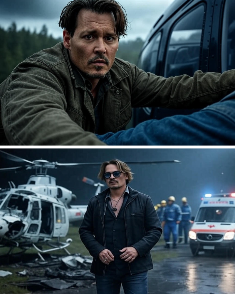 Johnny Depp Saves Passengers from Helicopter Crash—His Heroic Action ...