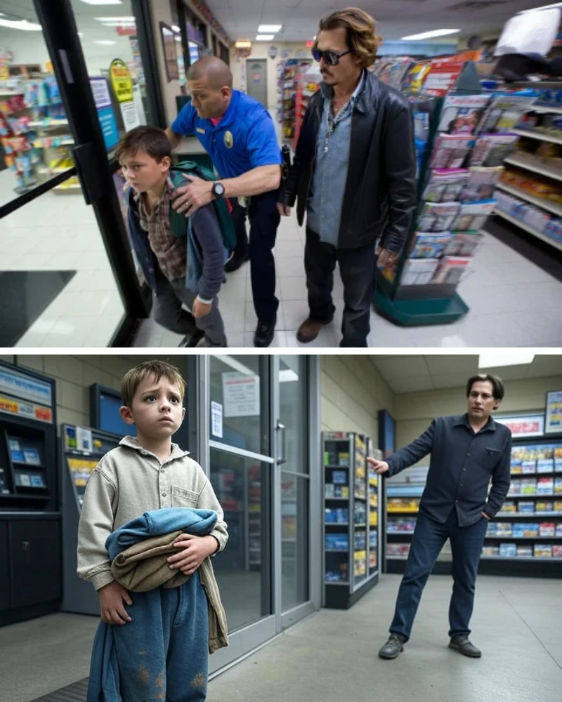 A Humble Hero: Johnny Depp’s Unexpected Intervention After a Poor Boy Is Kicked Out of a Store ...