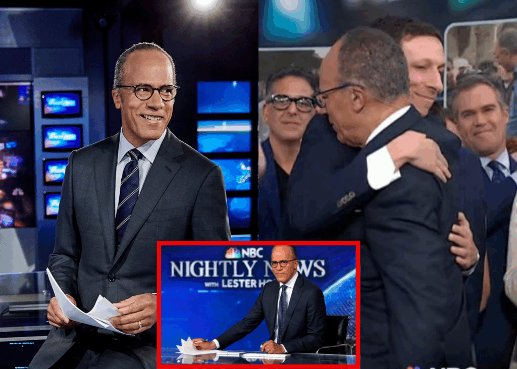 Lester Holt’s Tearful Farewell to NBC Nightly News After a Decade: A Studio Erupts in Heartfelt ...