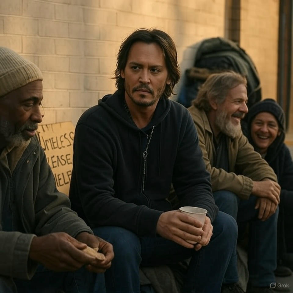 Johnny Depp Spent 3 Weeks Living with the Homeless, Then Made a ...