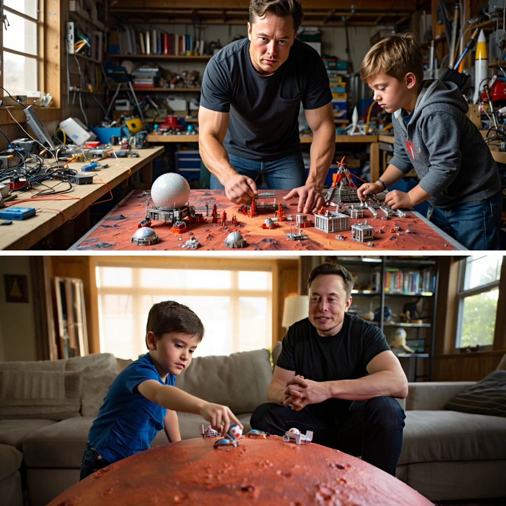 Red Planet Dreams: Elon Musk Builds a Mini-Mars for Son Lil X, Sparking ...