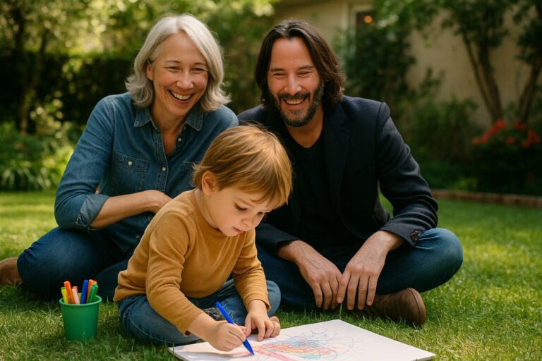 Keanu Reeves' cozy little family with Alexandra Grant & their cute son ...