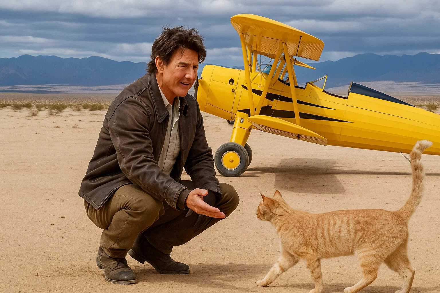 🎬🐱 Tom Cruise Was Filming an Action Movie in Ireland When a Stray Cat ...