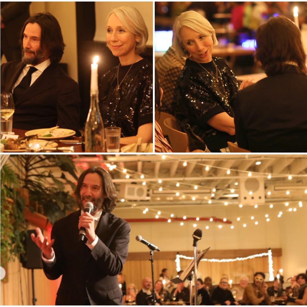 🌟 Keanu Reeves and Alexandra Grant Become the Night’s Showstopper: Their Unannounced Live Art ...