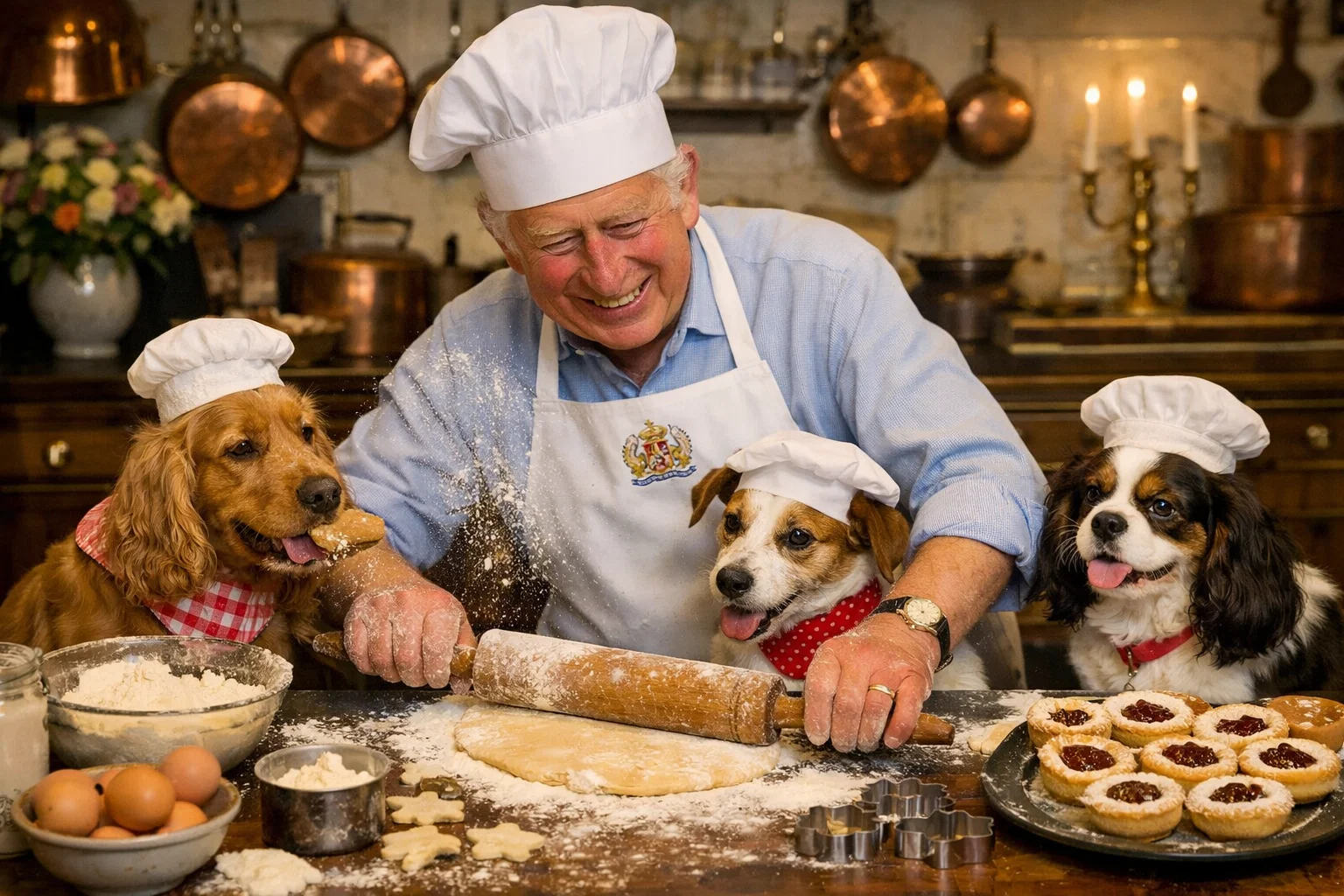 King Charles III Ditches the Crown for Apron: Adorable Never-Before ...