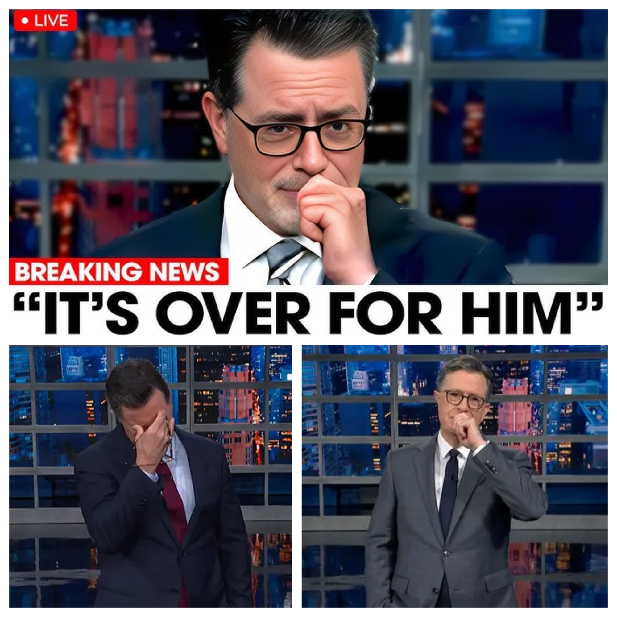 EMOTIONAL FAREWELL BOMBSHELL: Stephen Colbert Chokes Up With Haunting ...