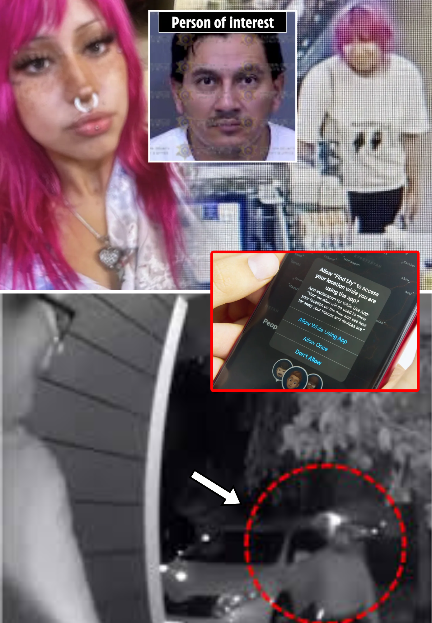 Isabella Comas's mobile phone was found in a red Hyundai Sonata near ...