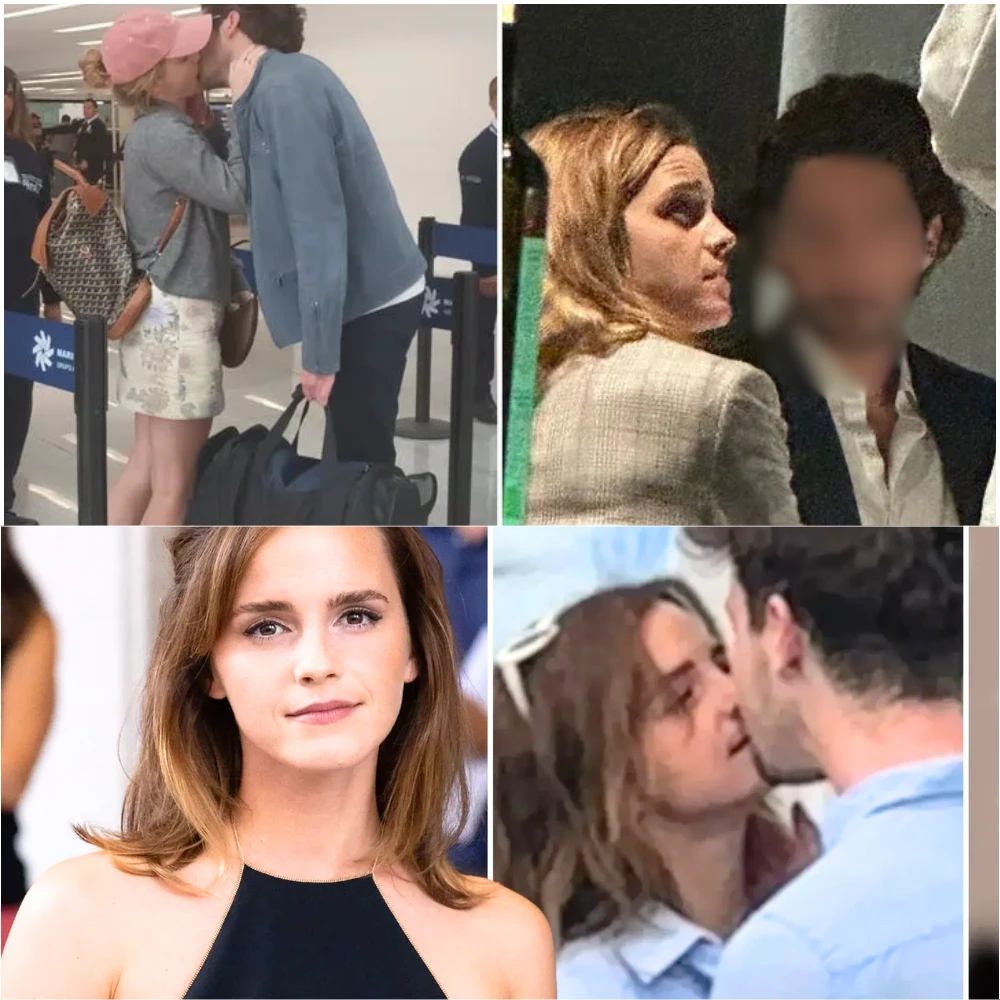 Emma Watson Spotted in a Passionate Airport Kiss With Billionaire Heir ...