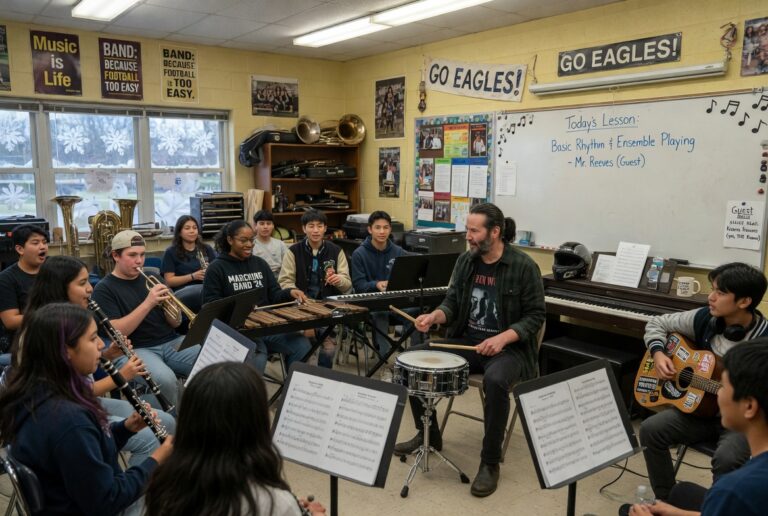 The Day Keanu Reeves Walked Back Into His Old High School and Brought ...