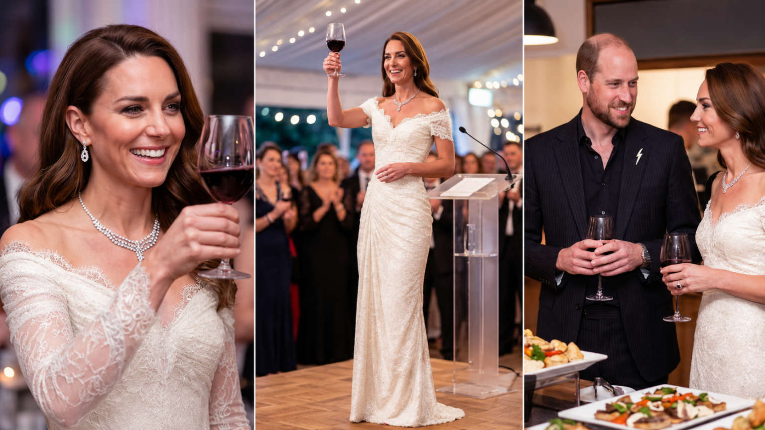 The Future Queen Emerges: Princess Catherine’s Dazzling Lace ...