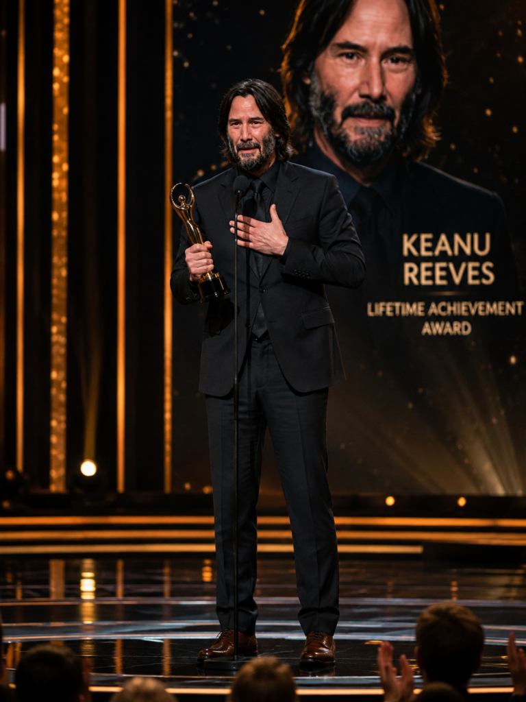 Keanu Reeves Finally Breaks Down in Tears on Stage – Delivers Just 3 ...