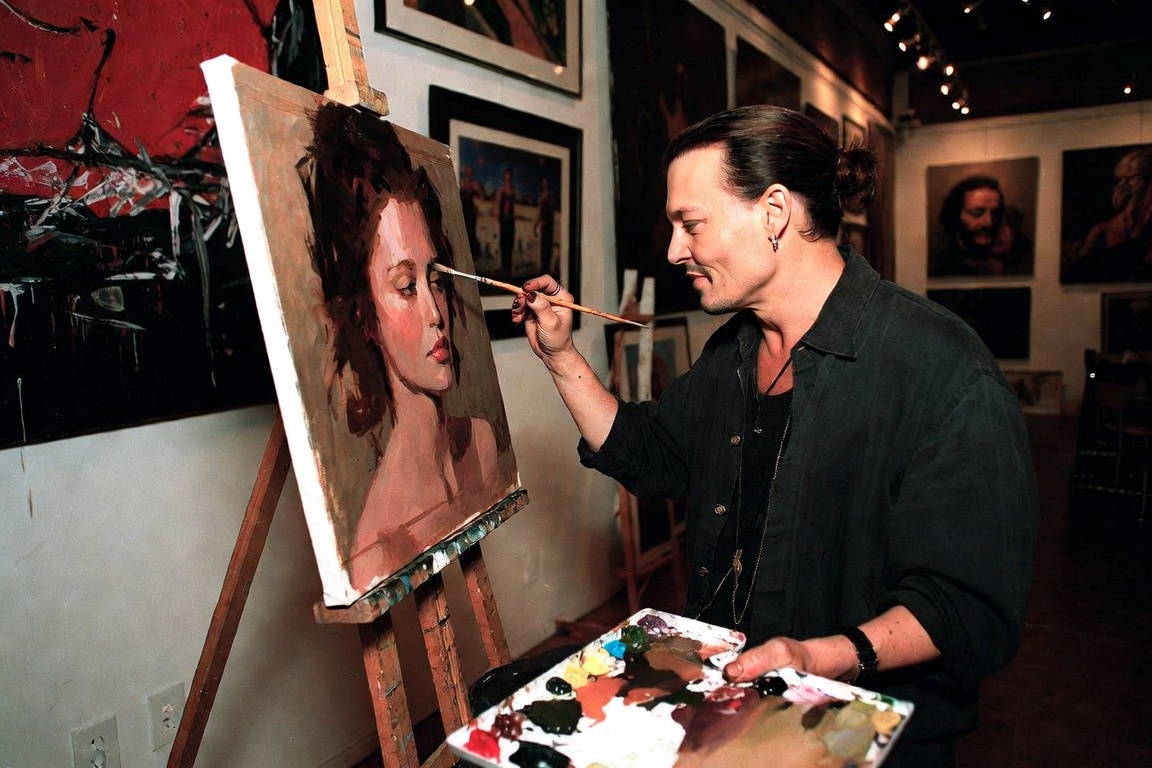 The Empress Returns: Johnny Depp Unveils Striking Portrait of Ex ...